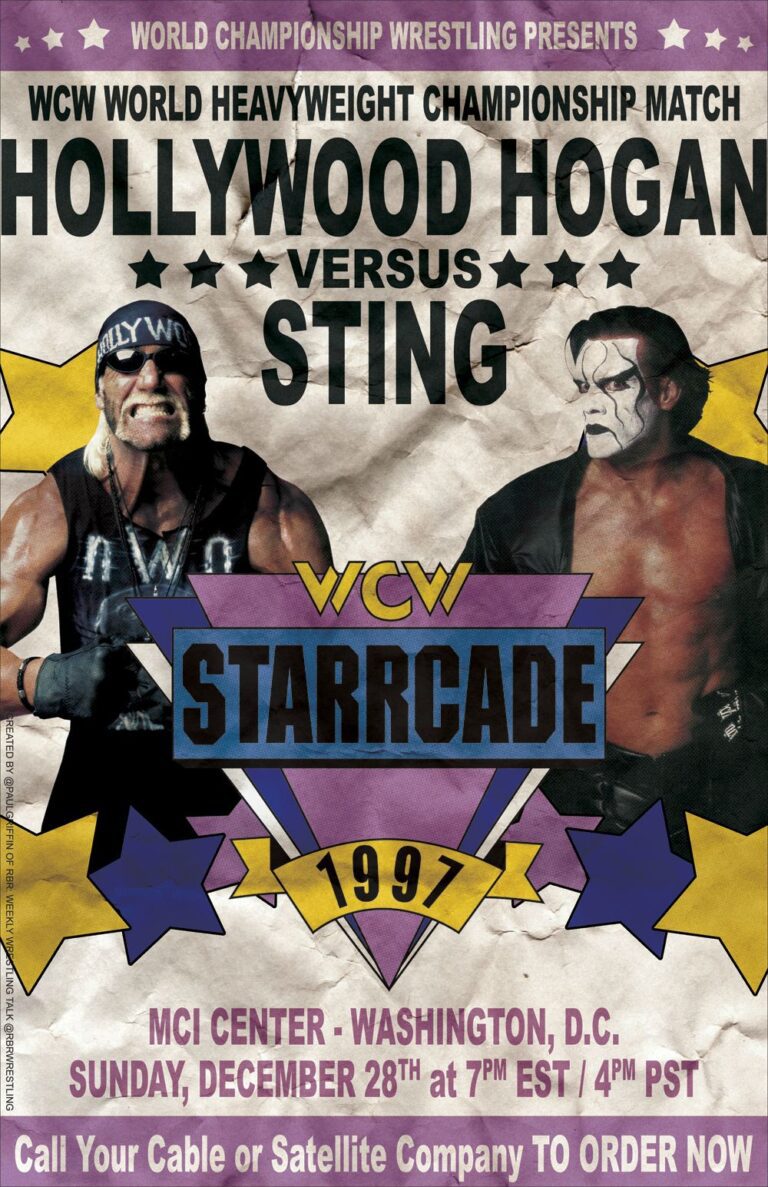 The Disappointment of WCW Starrcade 1997: Hulk Hogan vs. Sting - Maze ...