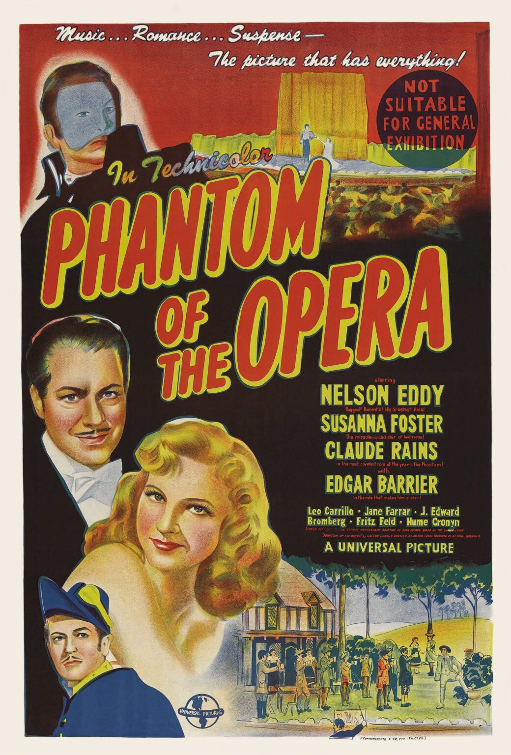 “Phantom of the Opera” (1943): A Lush Technicolor Reimagining of Gothic ...